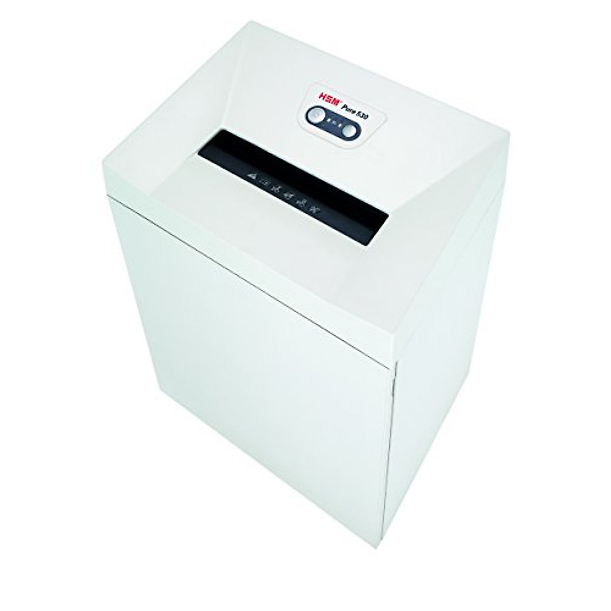 HSM Pure 530 Strip-Cut; shreds up to 30 sheets; 21-Gallon Capacity Continuous Operation Shredder