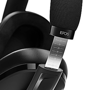 EPOS H3 Hybrid - Closed Acoustic Gaming Headset with Bluetooth - USB-A PC & 3.5mm Console Cable - Dual Microphones - Lightweight - Easy Adjustment - Long Battery Life - Multi-Platform Compatible Black
