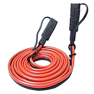 LINGYU SAE to SAE Extension Cable,Quick Disconnect Wire Harness SAE Connector, 14AWG Battery Charging Cablesfor Camp Trailer Solar Panels 2M/6.5FT