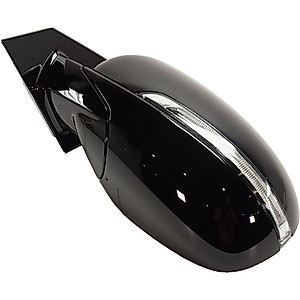 Kool Vue Driver Side Power Heated Mirror for Kia Sorento 2016-2018 Power Fold With Signal Light & Blind Spot Monitor; Without Memory Paintable