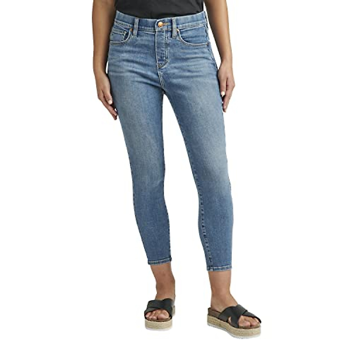 JAG Jeans Women's Petite Valentina Pull-On Skinny Jean, Boardwalk, 2
