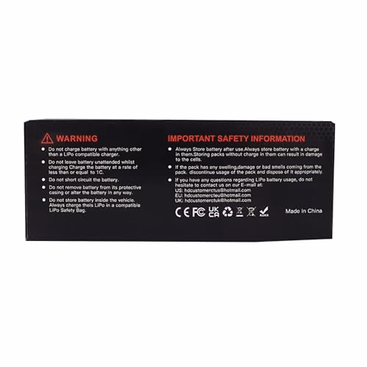 Hilldow 2 Packs Airsoft Battery 11.1V Rechargeable 1100mAh 20C Battery with Mini TMY Connector for Airsoft Guns Rifle