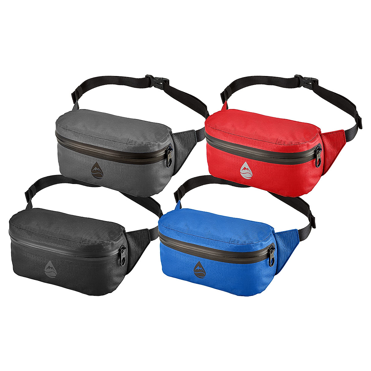 Skog Å Kust FannySåk Airtight & Waterproof Floating Waist Bag | for Kayaking, Rafting, Boating, Swimming, Camping, Hiking, Beach, Fishing | Grey