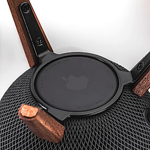 balolo Real Wood Tripod for HomePod Mini (Black Walnut)