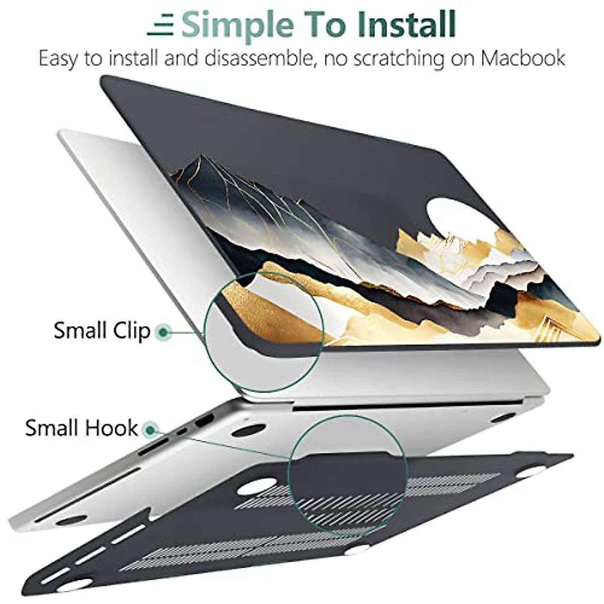 CAMPLALA Compatible with MacBook Pro 16 Inch Case 2023 2022 2021 Release M3/M2/M1 Pro/Max Chip Models A2991 A2780 A2485 - with Keyboard Cover, Screen Protector, OTG Adapters, Landscape