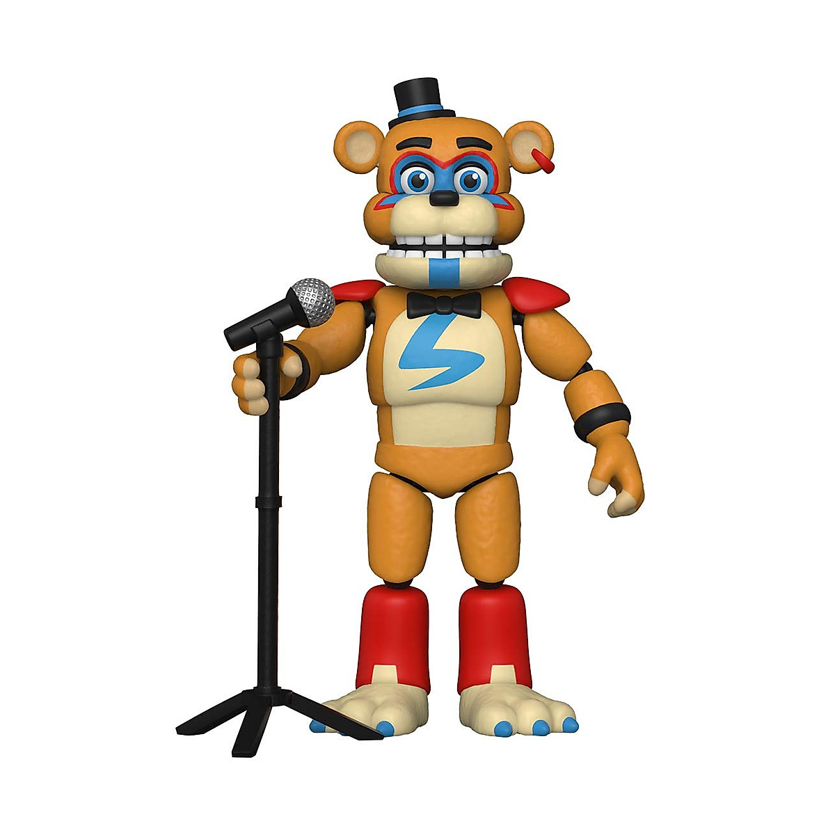 Funko Action Figures! Set of 5 - Five Nights at Freddy's - Security Breach - Pizzaplex - Glamrock Chica, Glamrock Freddy, Montgomery Gator, Roxanne Wolf and Vanny