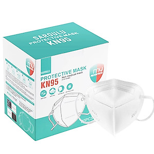 Breathable 5-Layer Disposable KN95 Face Masks Respirator Cup Dust Safety Protection Mask Pink 20pcs