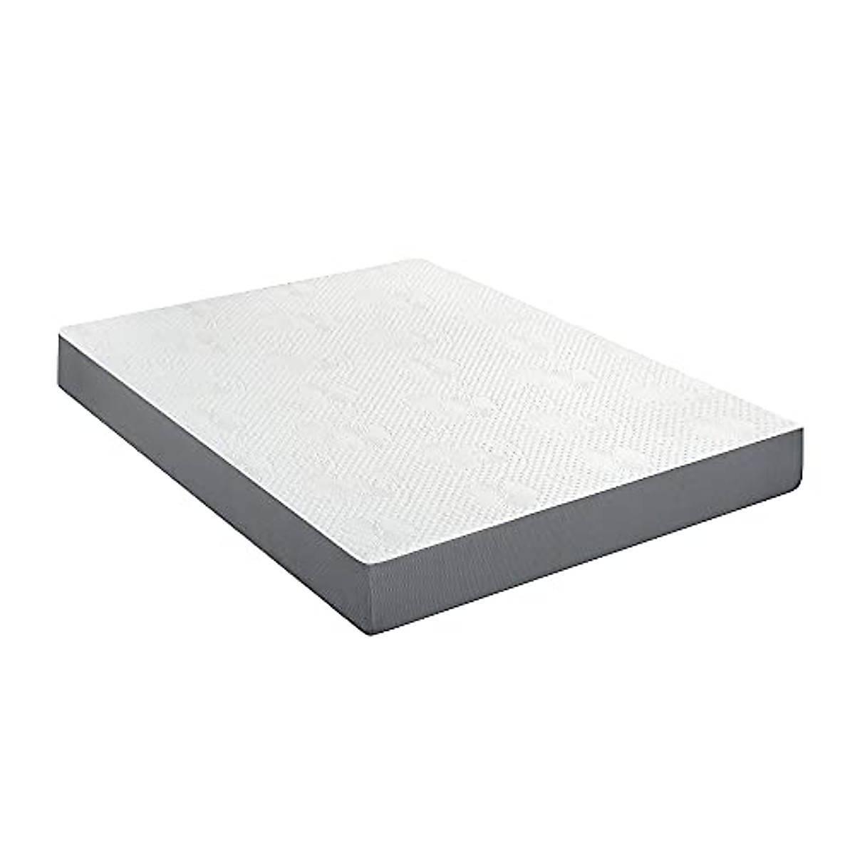 PrimaSleep 8 Inch Gel Infused Superior high-Density Memory Foam Mattress, CertiPUR-US® Certified, Gray, Full