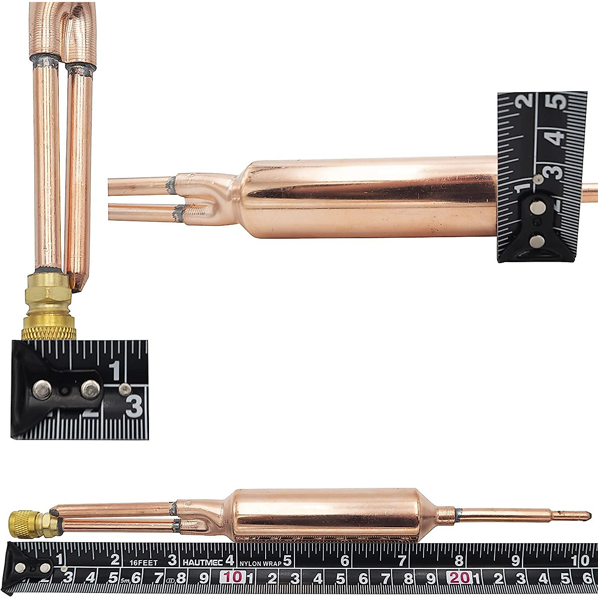 Supplying Demand D111 5 Pack Copper 1 Inch Charging Drier for Commercial Refrigerators Freezers Air Conditioners