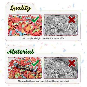 Confetti Cannon 12Inch Confetti Poppers 6Pack Biodegradable for Party Celebrations Party Poppers Confetti Shooter Biodegradable Confetti Cannon Bulk for Birthday Graduation Wedding Christmas NewYear