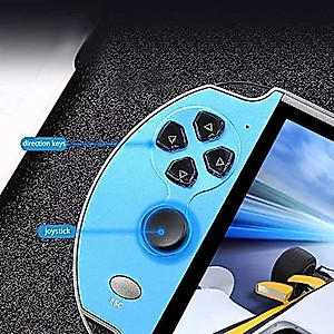 X12 Plus Handheld Game Console, 7 Inch HD Screen Retro Video Game Console, Built in 16GB TF Card & 1000 Games Handheld Double Joystick Game Controller, Support AV Output Music E-Book