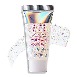 Body Glitter Wet n Wild Fantasy Makers Glitter Gel for Face and Body, White Light Show