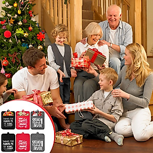 R HORSE 6Pcs Pot Holders Christmas Teacher Gift Thank You Present Potholder Funny Cookie Bag for Christmas Kitchen Hot Pads Machine Washable Heat Resistant Oven Mitt Baking Gift End of The Year Gift