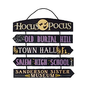 Spirit Halloween Disney Hocus Pocus Ladder Sign