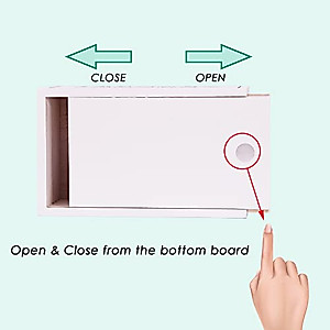 Dryer Sheet Holder Dispenser, Dryer Sheet Container, Dryer Sheets Holder for Laundry, Laundry sheet holder, Wood Dryer Sheet Box, Fabric Softener Sheet Storage Box for Decorations and Organization