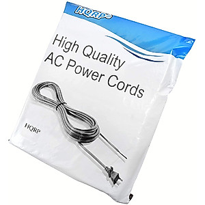 HQRP AC Power Cord Compatible with Shark Rotator Lift-Away NV501 NV502 NV450 NV402 NV341 Upright Vacuum, UL Listed