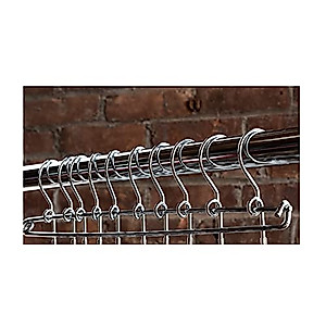 NAHANCO 18" Metal Shirt/Dress Hanger with Loop Hook, High Polished Chrome - 100/CTN.