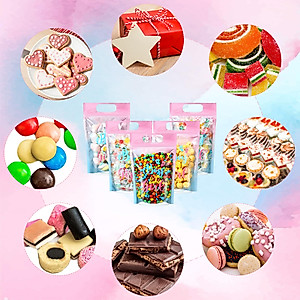 Capoda 50 Pcs Boy or Girl Zip Lock Bags Gender Reveal Sealing Pouches with Handles Blue Pink Baby Shower Plastic Bag for Gender Reveal Party Gift Wrap(Boy or Girl)