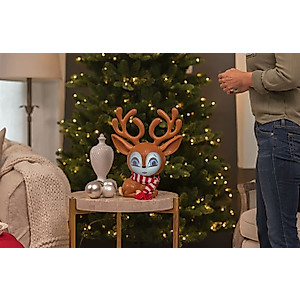 ANIMAT3D Fawny Talking Animated Reindeer with Built in Projector & Speaker Plug'n Play