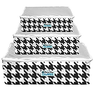 Planet Wise Packing Cube - Medium - Houndstooth Tour