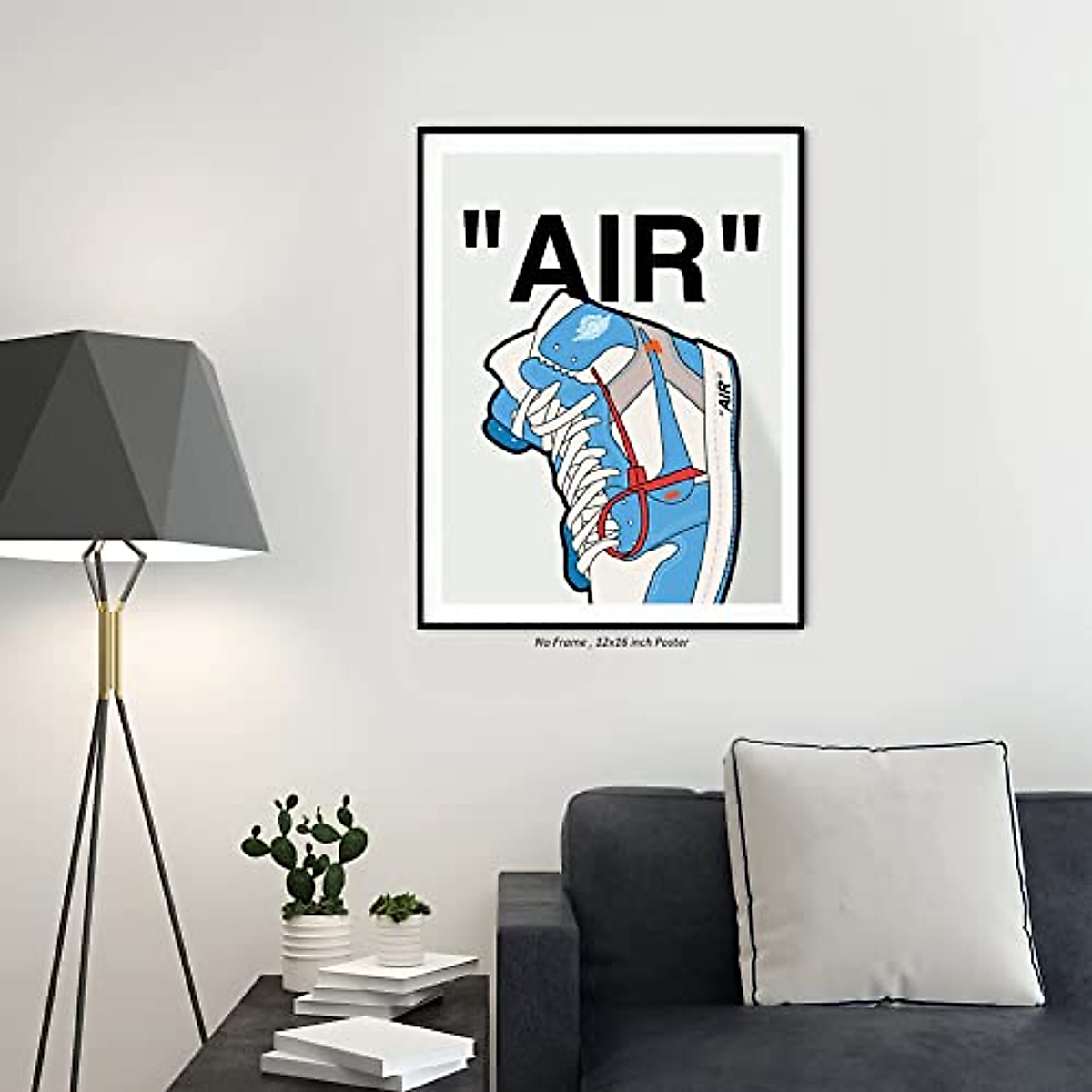 Hypebeast Air Sneaker Poster – (12x16 Inch) Unframed – AJ Wall art, Hypebeast Room Decor, Michael Jordan Poster, Sneaker Air Gym Shoes Shoebox Collection Aesthetic Cool Poster for Teen Boys Guys Men Room Dorm Bedroom Wall Decor by LIYA Design Prints