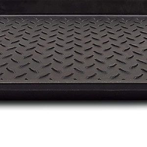 Mohawk Home Boot Tray All Weather Waterproof Mat for Entryway, Shoes, Pet Food Tray, Garden, Indoor Outdoor Black Plastic 1'3"x2'5"
