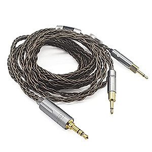 Youkamoo 3.5mm Headphone Cable Compatible for Sennheiser HD700 HD 700 Headphones 8 Core Silver Plated Replacement Audio Upgrade Cable