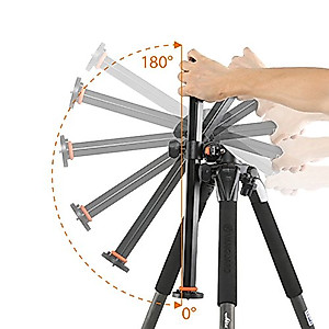 Vanguard Alta Pro 263AB 100 Aluminum Tripod with SBH-100 Ball Head for Sony, Nikon, Canon DSLR Cameras, Black