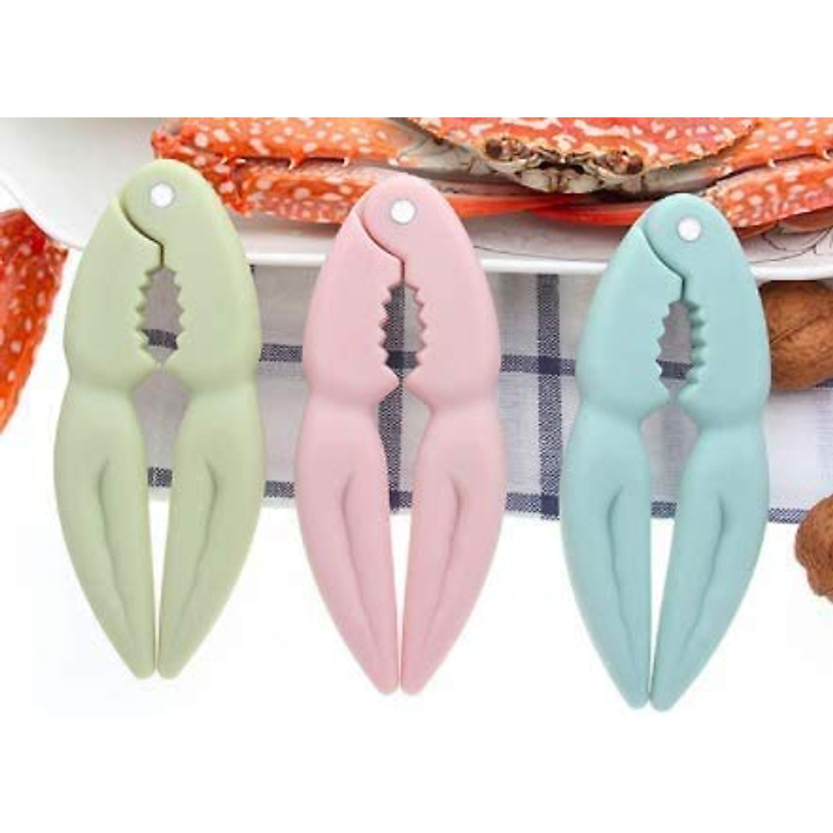 Nut Crab Lobster Crackers Tools Set - Crab Crackers and Tools for Crab Legs - Seafood Opener Tool Set