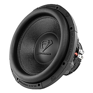 BLACK DIAMOND DIA-T12.4D 12" Car Audio Subwoofer with Aluminum Basket 2000 Watts Dual Voice Coil 4+4 DVC 4 Ohm (1 Speaker)