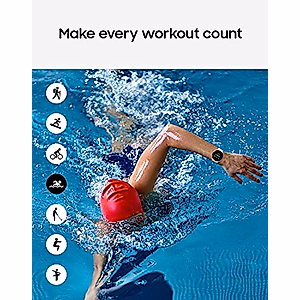 Samsung Galaxy Watch 4 40mm Smartwatch with ECG Monitor Tracker for Health Fitness Running Sleep Cycles GPS Fall Detection LTE US Version, Silver (Renewed)