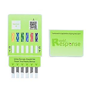 Rapid Response D12.1-1P29-25 Care First Aid 12 Drug Urine Test Panel Home Testing Kit