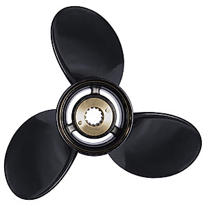 Young Marine OEM Grade Aluminum Outboard Propeller for Mercury Engines 30/35/40/45/50/55/60/70HP (13 Spline Tooth) (D:11" P:15")