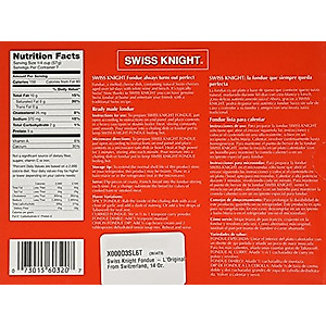 Swiss Knight Fondue - L'Original From Switzerland, 14 Oz.
