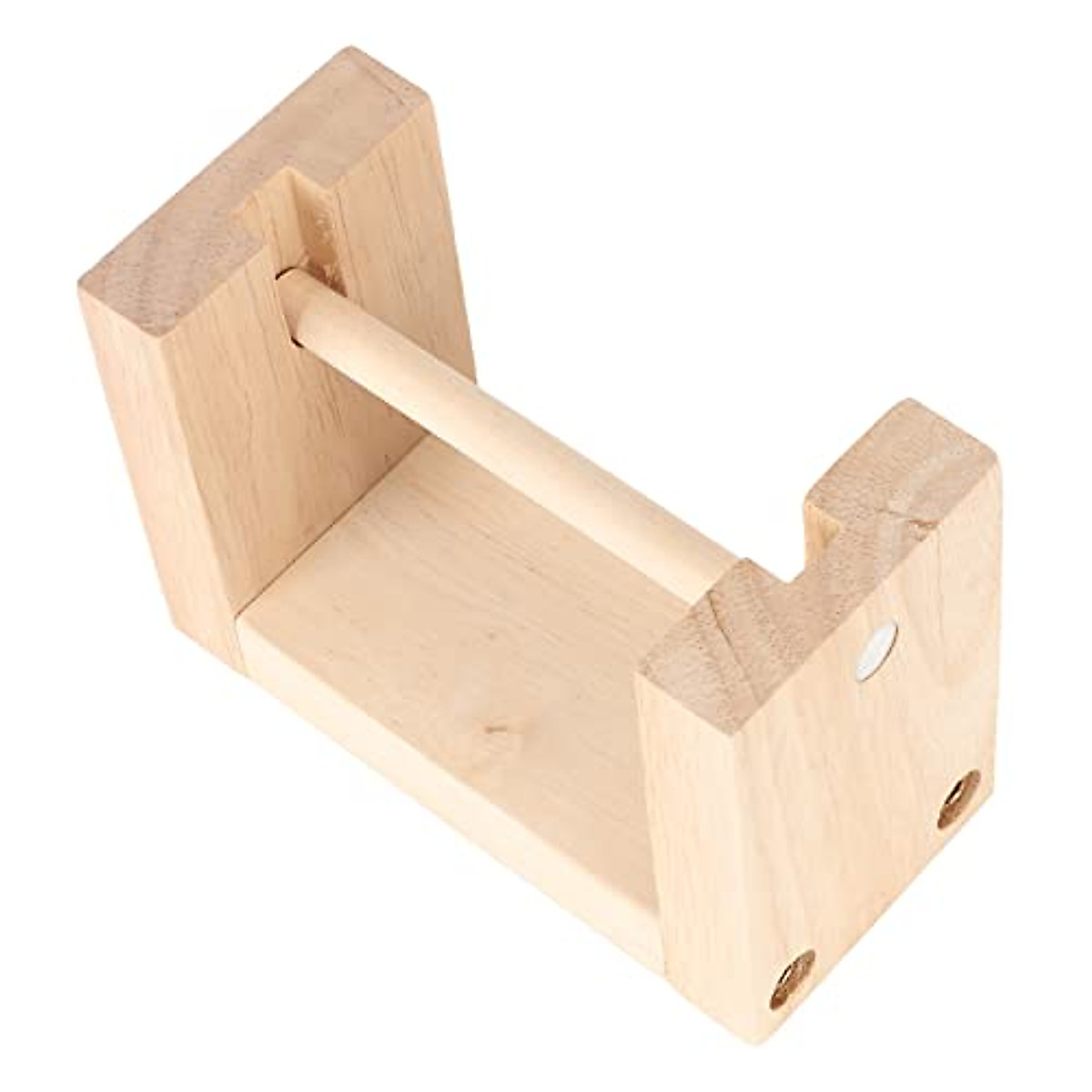 Emoshayoga Yarn Ball Holder, Widely Used Crochet Yarn Holder Solidwood Easy Assembly Rotatable Sturdy Durable for Sewing