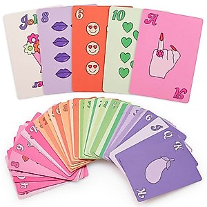 xo, Fetti Bachelorette Party Card Game, Rainbow Deck of Playing Cards, Poker - Bachelorette Party Decorations, Bride to Be Gift, Bach Party Ideas, Bridal Party Game, Design Cards