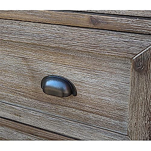 Sunset Trading Solstice 7-Drawer Coastal Dresser in Weathered Gray/Brown Wood