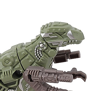 Transformed Dinosaur Robot, Improve Imagination Dinosaur Transformer Toy Safe 3 Shape Joint for Kids (Type B)