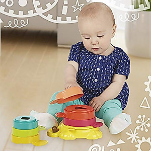 Playskool Stack 'n Stow Nesting Activity Toy for Toddlers and Babies 9 Months and Up with 7 Cups and Easy Storage for On The Go (Amazon Exclusive)