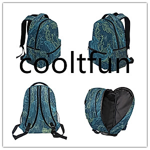 Whale School Backpack for Girl Boy Ages 5-13,Toddler Whale Book Bag Ocean Theme Backpack for Kid