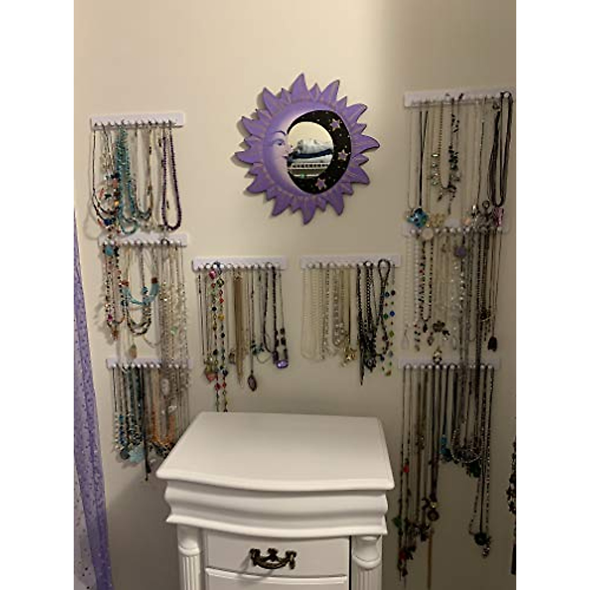 Little Capricorn Necklace Hanger Jewelry Organizer 4 Pack