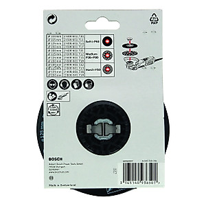 Bosch X-LOCK 2608601714 Rubber Pad (4.9 inches (125 mm) Diameter, Soft)