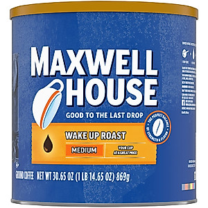 Maxwell House Wake Up Roast Medium Roast Ground Coffee (30.65 oz Canister)