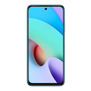 Xiaomi Redmi 10 4G Volte GSM Factory Unlocked 6.5" 50MP Quad Camera (Sprint Boost Cricket) + Fast Car Charger Bundle (Sea Blue, 64GB+4GB)