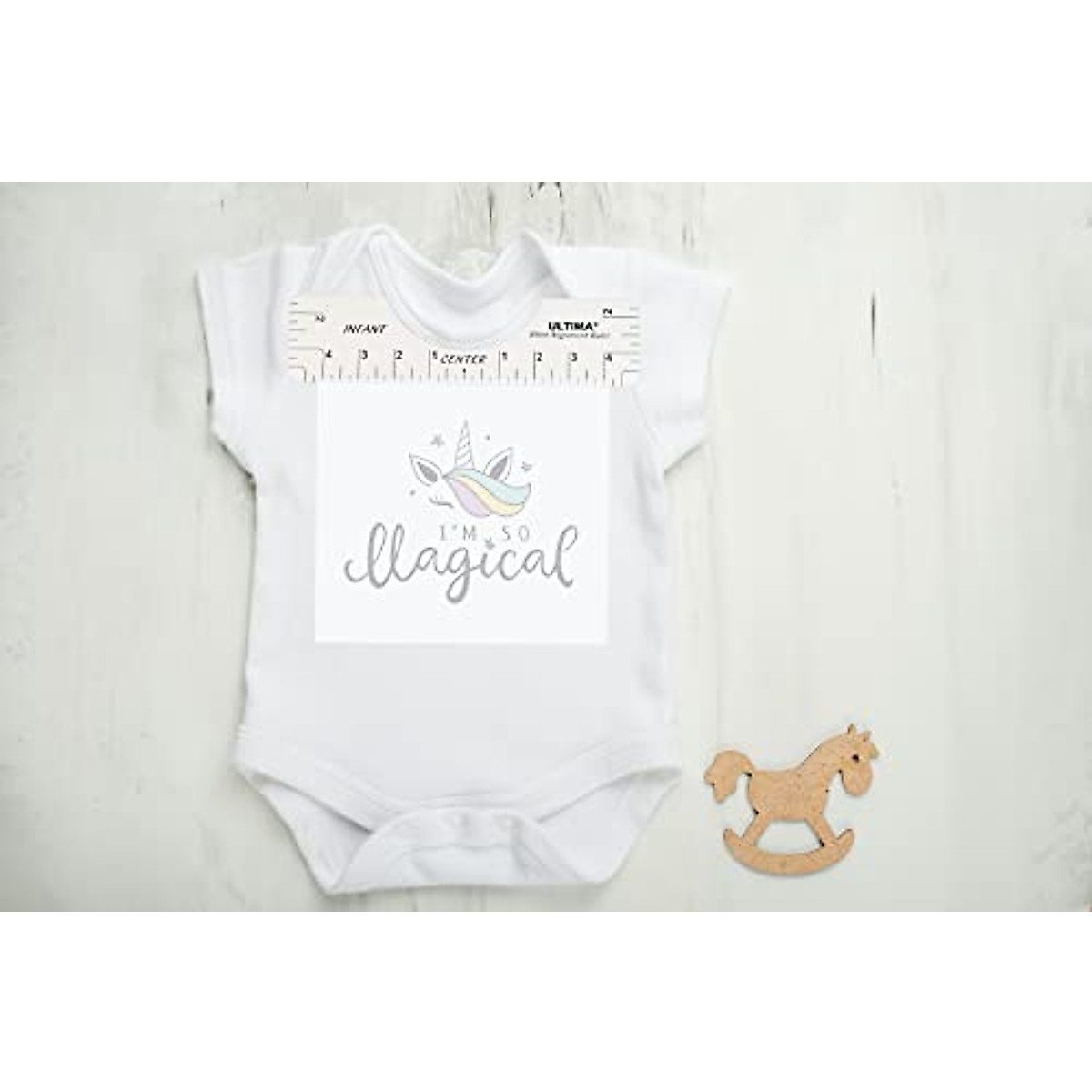 Ultima T-Shirt Alignment Guide & Centering Ruler – 4pc T Shirt Alignment Tool Used to Center Your Designs – Sizes for Adult, Youth, Toddler & Infant