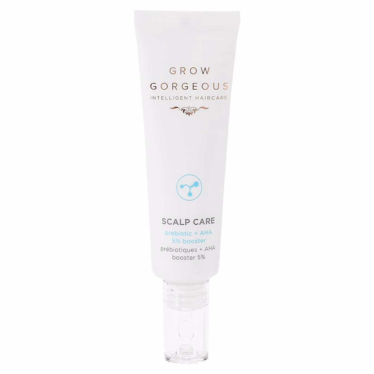 Grow Gorgeous Scalp Care Prebiotic and AHA 5% Booster - Scalp Treatment with Glycolic Acid - Vegan