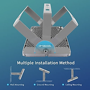 Ankishi 100W Led Flood Light Outdoor 10000LM Bright Security Work Light IP65 Waterproof Flood Lighting 6500K Daylight White Floodlight Fixtures for Yard Garden Patio Basketball Court Stadium Garage