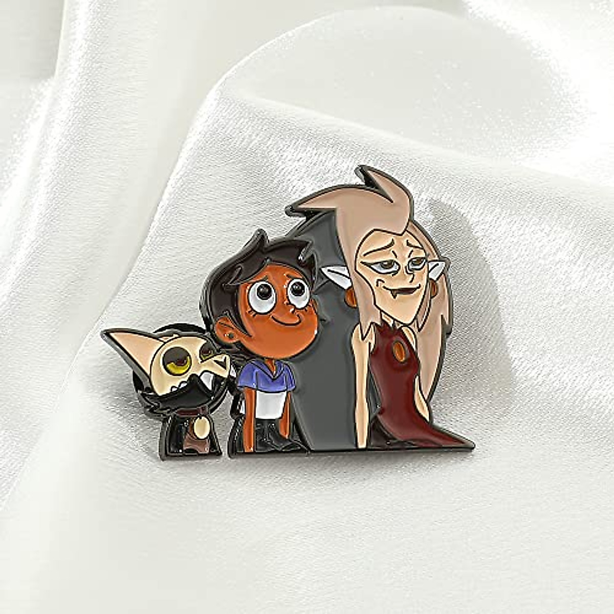 Fantasy Adventure Cartoon The Owl-House Enamel Pin Metal Brooch Badges Pins for Backpack Hat Accessories (A)