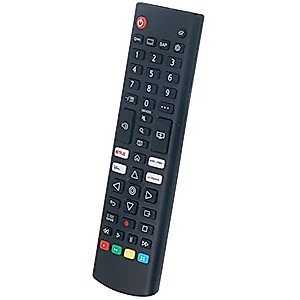 AKB76037601 Replace Remote Control fit for LG TV 2021 Model LED HD 4K Smart UHD HDTV with Prim-Video Disny Netflx Channels Buttons 43UP7000PUA 32LM627BPUA 32LM577BPUA 43UP8000PUR 50UP8000PUR