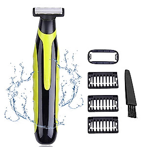 INVODA Electric Shaver for Men Rechargeable Razors Face and Body One Blade Trimmer Waterproof Wet & Dry